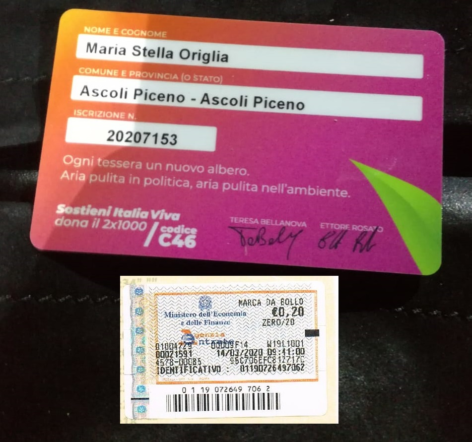 01190726497062 – MARCA DA BOLLO